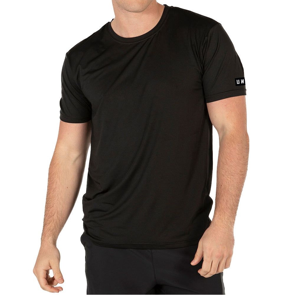 Unit Elite Flex Mens Short Sleeve Tech Tee - XL - Black | MTB Direct