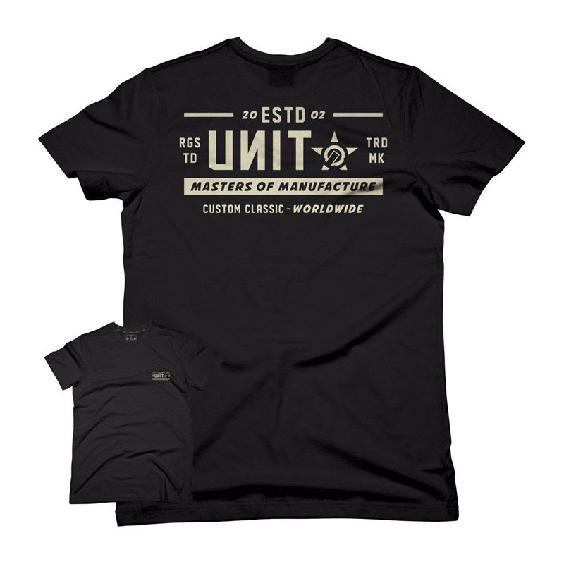 Unit Flake Tee - S - Black | MTB Direct