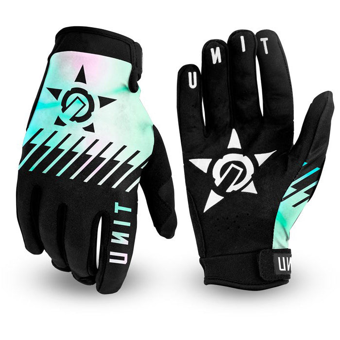 Unit Sky High Mens Gloves - L - Multi | MTB Direct - The MTB Experts
