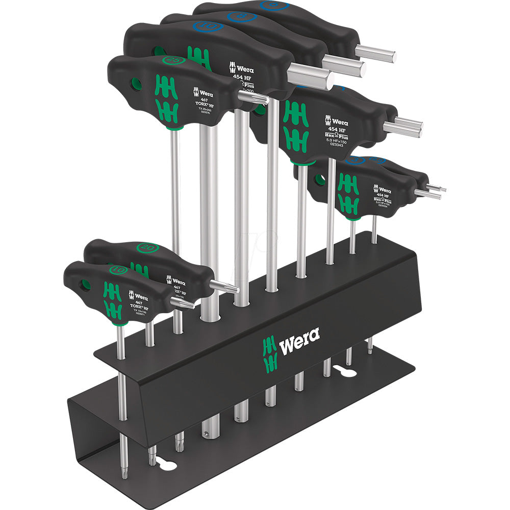 Wera Bicycle Set 6 T-handle Set With Holding Function And Rack | MTB Direct