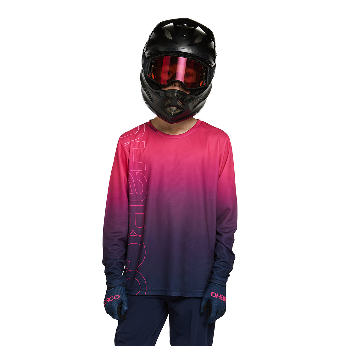 DHaRCO Youth Gravity Long Sleeve Jersey - Youth L - Fort Bill | MTB Direct